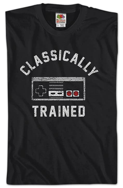 Classically Trained Nes Controller Shirt Nintendo Mens T Shirt