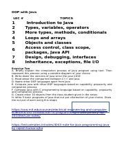 Java Programming: OOP Concepts, Java Compilation, and Language | Course ...