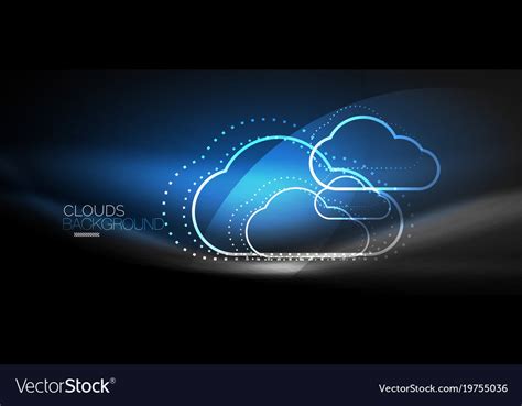cloud computing storage concept royalty free vector image