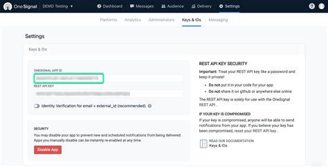 OneSignal Integration With AppsFlyer Help Center