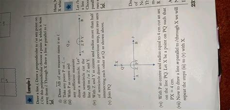 Example Draw A Line Draw A Perpendicular To At Any Point On L On T