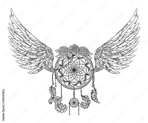 Dream Catcher With Wings