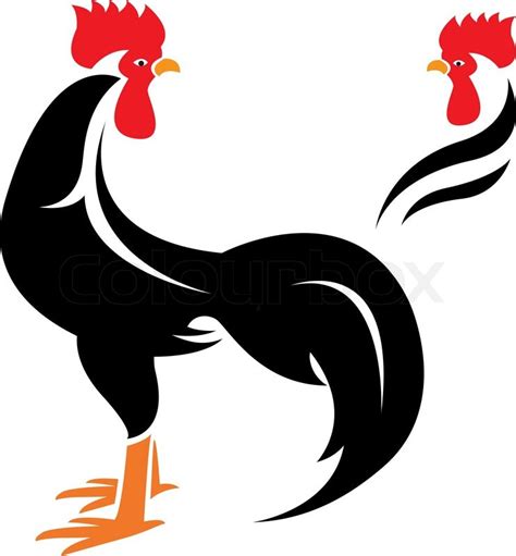 Vector Image Of An Cock Stock Vector Colourbox