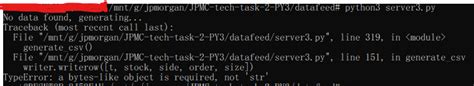 server py error · issue 491 · insidesherpa jpmc tech task 2 py3 · github