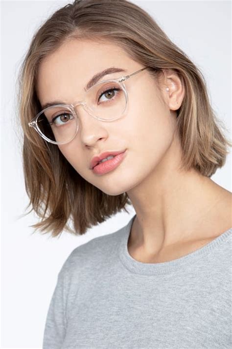 Amity Round Clear Full Rim Eyeglasses Eyebuydirect Clear Glasses
