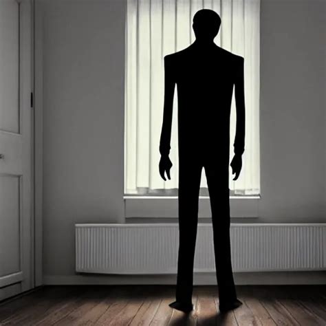 Slenderman Standing In A Dark Bedroom K Super Stable Diffusion Openart
