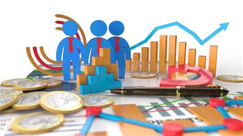 Financial Analysis Global Economic Situation With Data Trends And 3d Render Graph Background