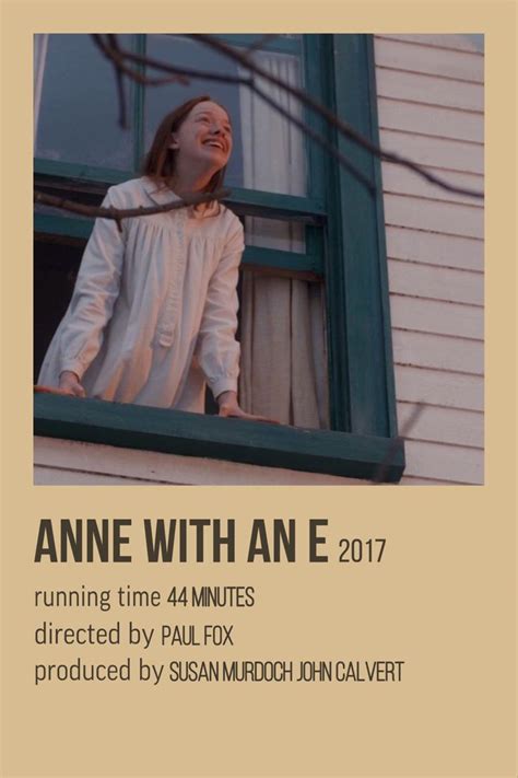 anne with an e poster for wall постер энн с двумя н коул гилберт ...