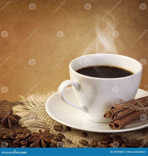 Café caliente foto de archivo Imagen de capuchino taza 24292604