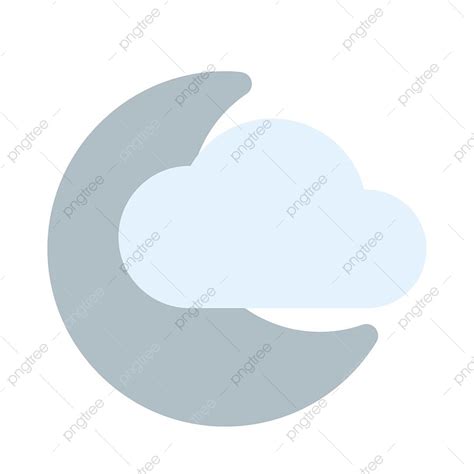 Cloud Moon Night Vector Design Images Mostly Cloudy Night Moon Cloud Cloud Mostly Weather