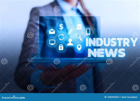 Handwriting Text Writing Industry News Concept Meaning Technical