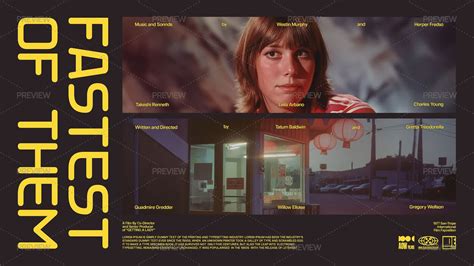 Bold Retro Movie Title Template By Pixelbuddha Graphics Motion Array