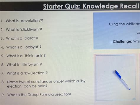 Edexcel A Level Government And Politics Paper 1 Uk Politics