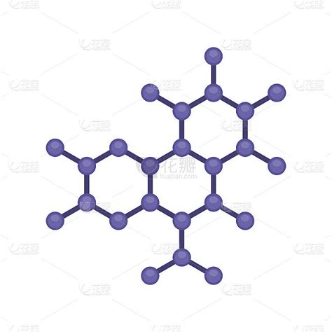分子DNA结构图标向量