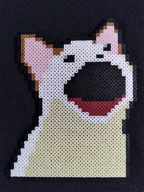 Funny Pop Cat Meme Pixel Art Perler Bead Craft Sprite Kandi Etsy