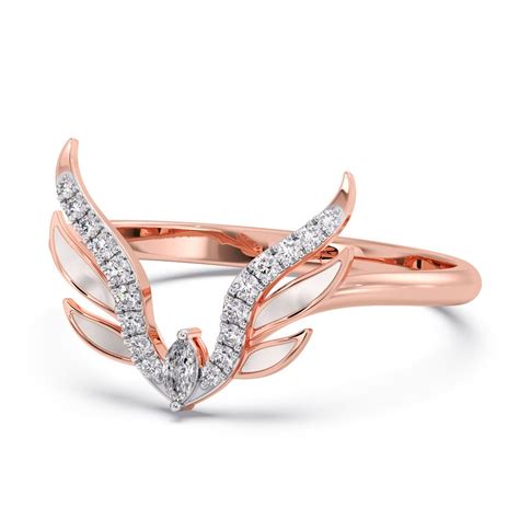 Delicate Wing Diamond Ring Candere By Kalyan Jewellers