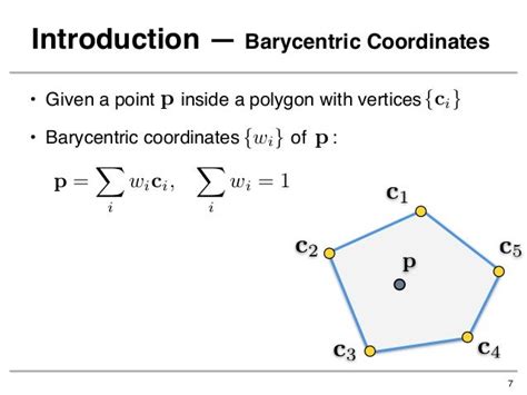 [paper Presentation] Local Barycentric Coordinates