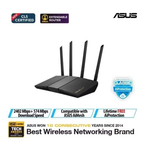 SG SELLER Asus AX3000 RT AX3000P Wifi 6 Router Next Gen Smart Dual Band Router Asus RT