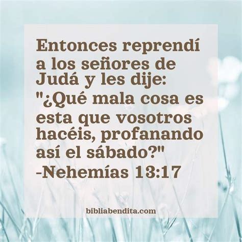Explicación Nehemías 13 17 Entonces reprendí a los señores de Judá y
