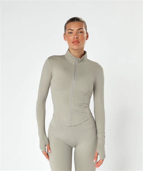 Long Sleeve Zip Front Jacket Lazuli Label