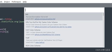 Sublime Text 4 中文汉化教程（version Build 4169）sublime汉化 Csdn博客