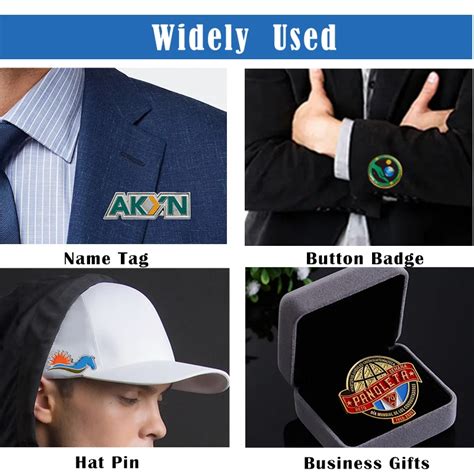 Manufacturer Custom Soft Hard Enamel Pin Round Gold Plated Zinc Alloy