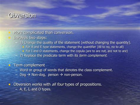 4 4 Conversion Obversion And Contraposition Ppt
