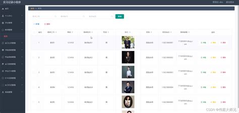 实习记录小程序 基于ssm vue的实习记录小程序设计与实现 源码 数据库 文档 csdn博客