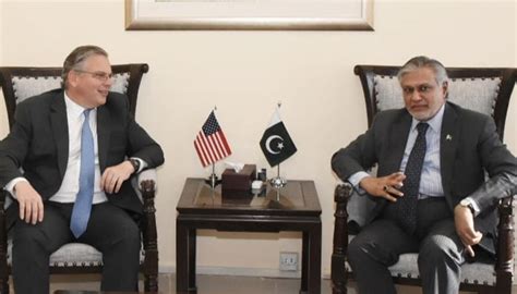 Ishaq Dar Meets Us Envoy Ahead Of Virtual Imf Talks