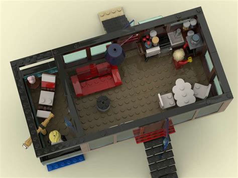 Lego Moc Seaside Bungalow By Fidi70 Rebrickable Build With Lego