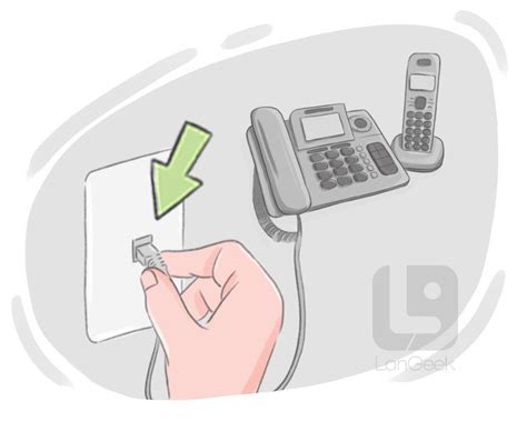 Definition And Meaning Of Telephone Line Langeek