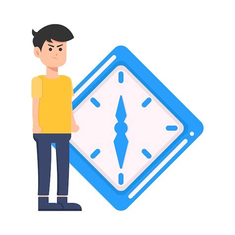 Ilustração De Relógio Vetor Premium