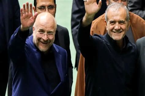 دختران مسعود پزشکیان و قالیباف در کنار یکدیگر عکس