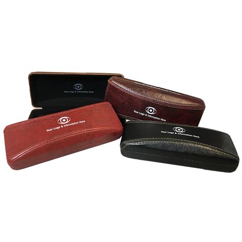 Executive Clamshell Eyeglass Case Imprinted