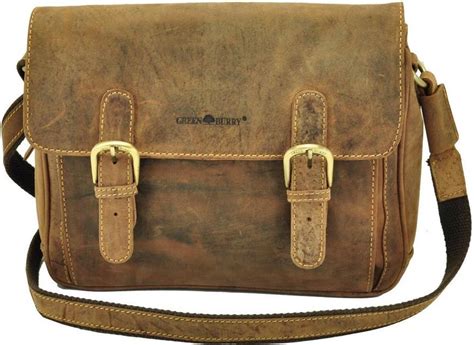 Bol Spokane Vintage Bruine Eco Leren Schoudertas Met Klep