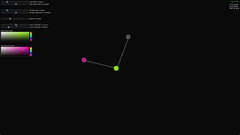 [c Raylib] Double Pendulum Simulation Raygui Tools Link Source Code In Comments