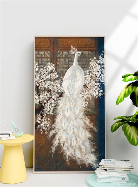 孔雀东南飞风格插画设计作品 设计人才灵活用工 设计dna