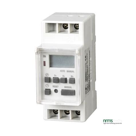 Digital Day Timer DIN Rail Mount Supplied By Nigel Rose MS Ltd