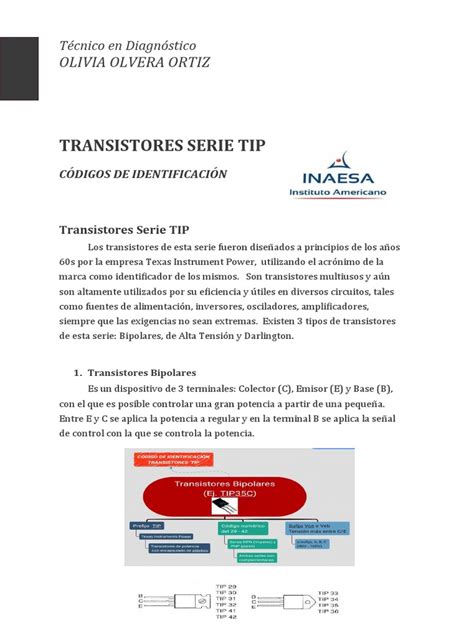 Código De Texas Para Transistores Pdf Transistor Transistor De Unión Bipolar