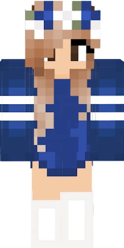 Naked Blue Girl Nova Skin
