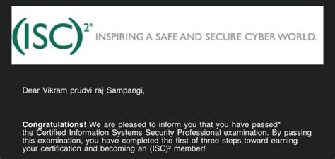 Vikram Prudhvi Raj Sampangi On Linkedin Cissp Certified