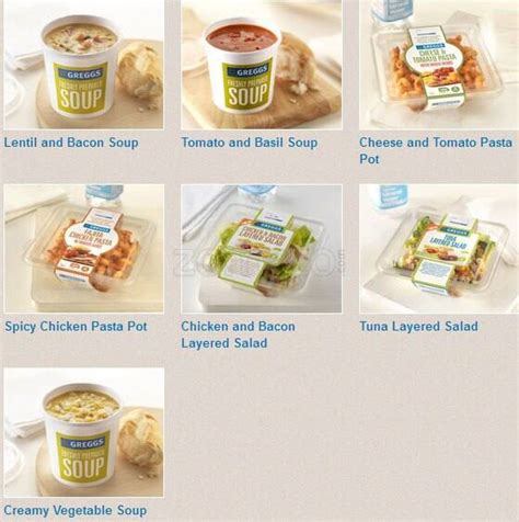 Menu At Greggs London 214 Well Street