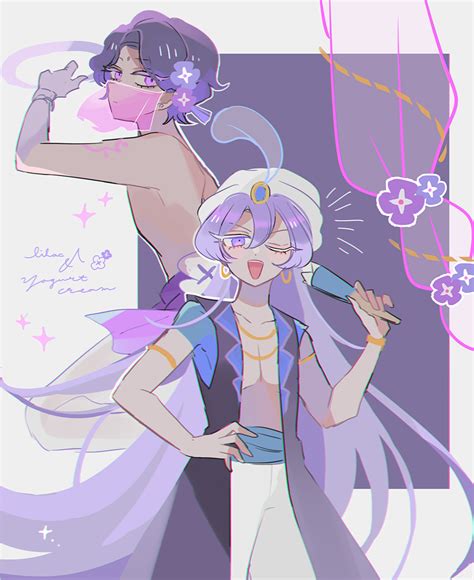 Lilac Cookie And Yogurt Cream Cookie Cookie Run Drawn By Mamimumemo