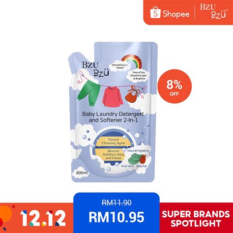 BZU BZU Baby Laundry Detergent and Softener Bundle Deal | Shopee Malaysia