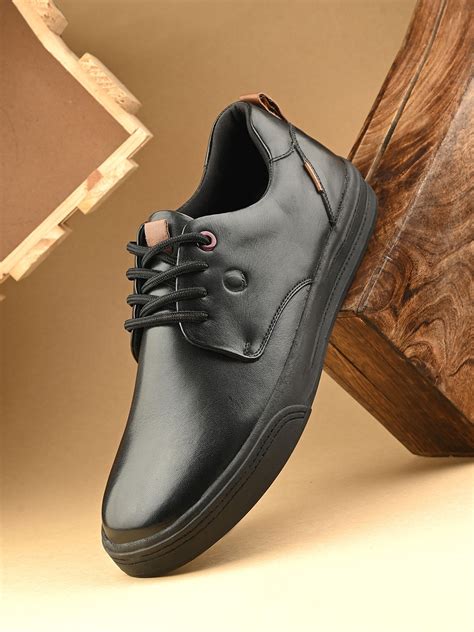 Buy Egoss Men Leather Lace Ups Casual Shoes Sneakers Casual Shoes For Men 31274737 Myntra