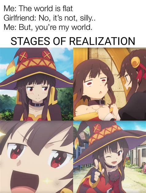 Megumin Is Flat As A Cutting Board Rgoodanimemes