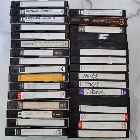 Sony Variety Show Vhs Tapes Mercari