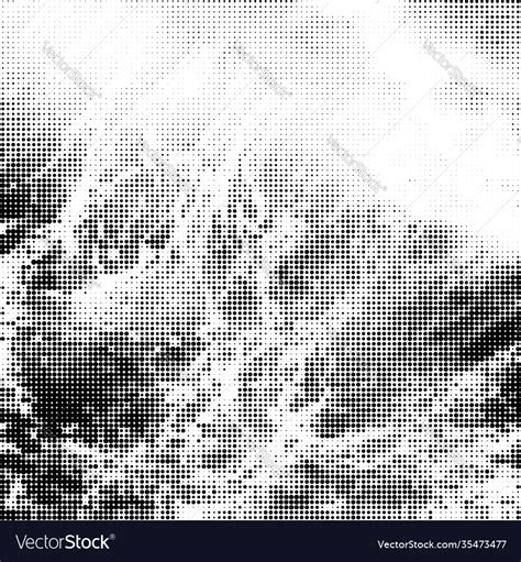 Halftone Pattern Set Dots Dotted Texture Vector Image