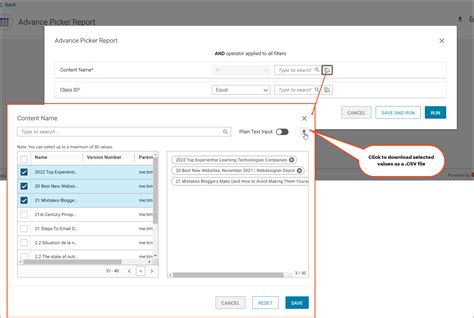 using pickers and plain text input filters