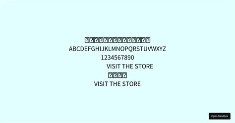 Css Font Face Unicode Range Codesandbox